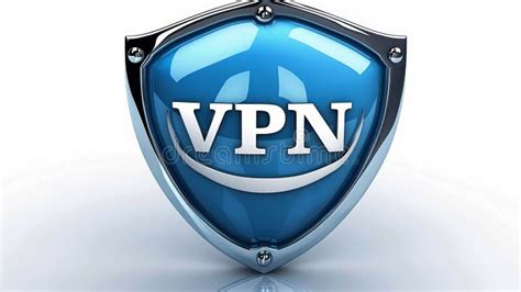 Digital Security Shield Representing Vpn Technology For Online Protection And Privacy Stock