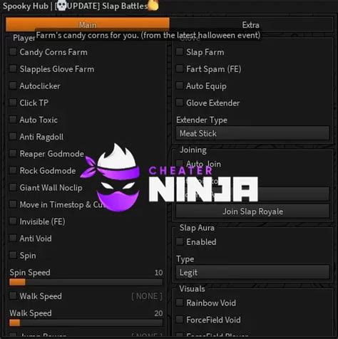 Slap Battles Script Gui Autofarm Cheat More 2023 Cheater Ninja