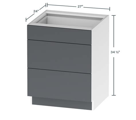 Slab Matte Black Drawer Base Drawer Fronts Rta Kitchen Cabinets Sbl