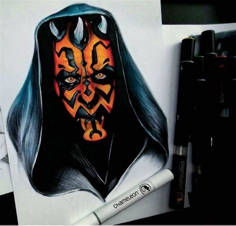 Star Wars Fanart Of Darth Maul By Createlin2 Darth Star Wars Fan Art