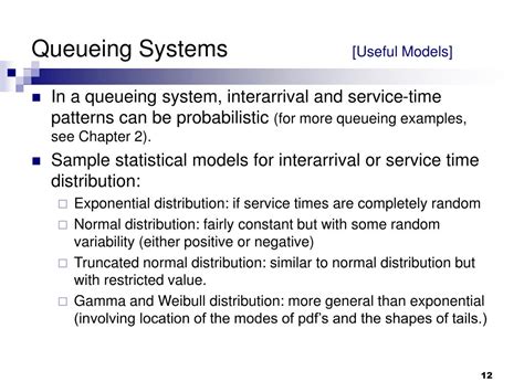 ppt chapter 5 statistical models in simulation powerpoint