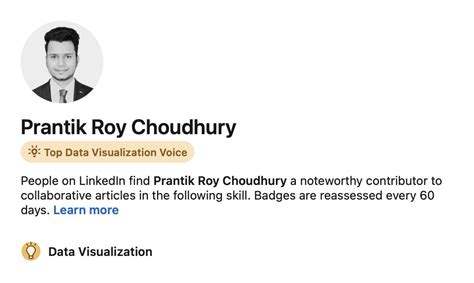 Prantik Roy Choudhury On Linkedin Linkedintopvoice Datavisualization