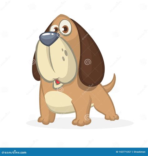 Basset Hound Dog Cartoon Stock Illustrations 947 Basset Hound Dog