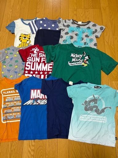 オンライン決済 110tシャツ10枚セットマーベルポケモン ゆず 橋本のキッズ用品《子供服》の中古あげます・譲ります｜ジモティーで不用品の処分