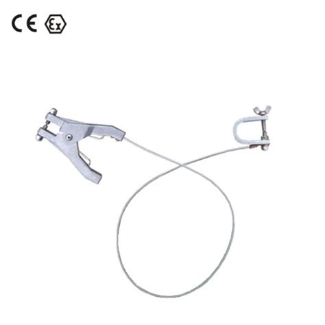 Static Grounding Wire With Atex Clamps Ce Certificated Grounding