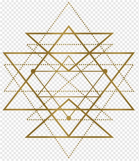삼각형 신성한 기하학 Yantra Symbol Triangle 각도 대칭 모양 Png Pngwing