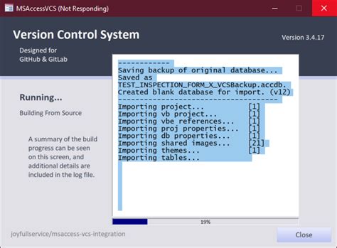 Vcs 3417 Hangs During Build Access Bug · Issue 302