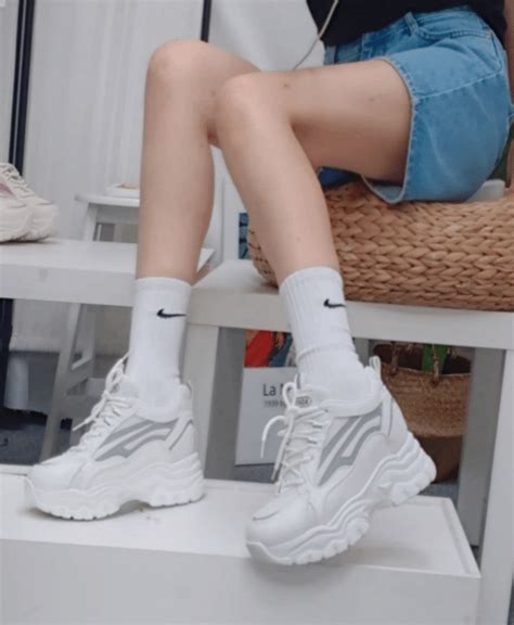 Mt 10cm 경량 가보시 키높이 운동화 콘서트화 스탠딩운동화 치어리더 운동화 10cm키높이 에이블리