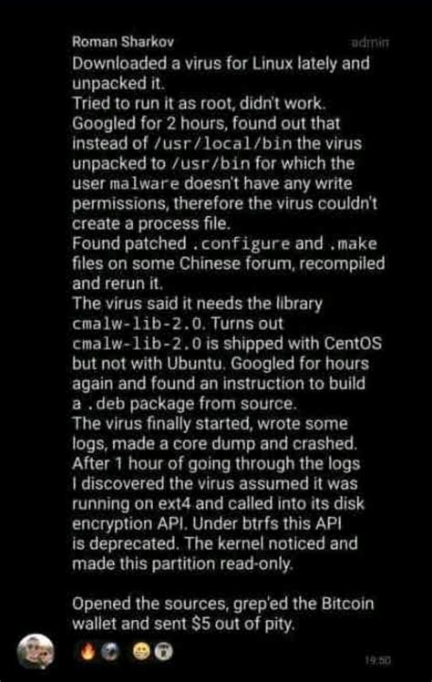 Tom Jensen On Linkedin Linux Virus
