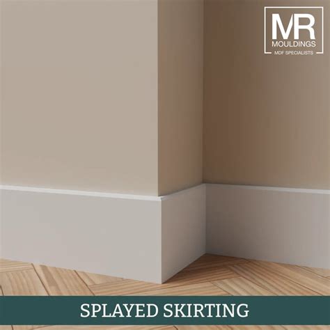 Splayed Fr Mdf Skirting Board Euroclass B Fire Rated