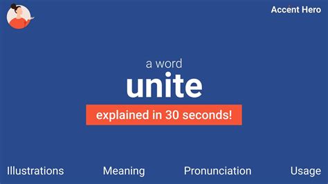 Unite Meaning And Pronunciation Youtube