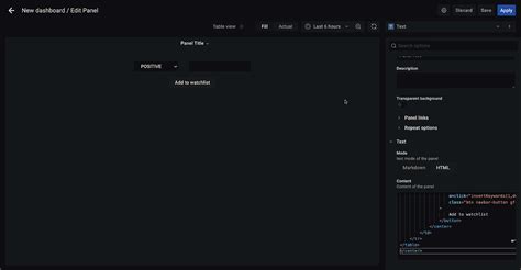 How To Add Html Code In Grafana 7 Grafana Grafana Labs Community Forums