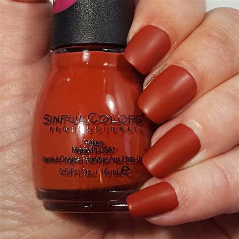 Sinful Colors Radical Mattes Collection Lustrous Lacquer