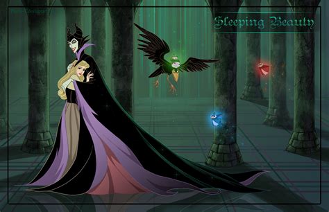 Sleeping Beauty Maleficent Art