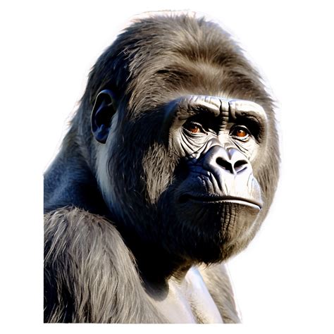 Download Harambe The Gorilla Portrait Png Uvf