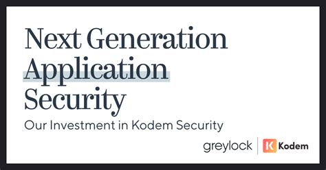Next Generation Application Security Greylock