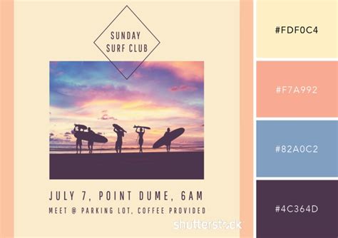 무료 복고풍 색상 팔레트 복고풍 색상 팔레트 25개 Shutterstock 블로그