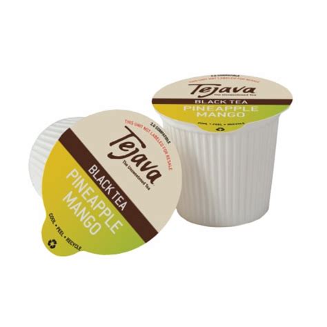 Tejava™ Tea Unsweetened Black Tea Pods Pineapple Mango 24 Count