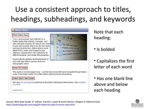libguides style guide content ppt