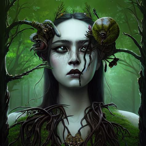 Forest Nymph Creature Rendered By Stable Diffusion Image Generation Ai