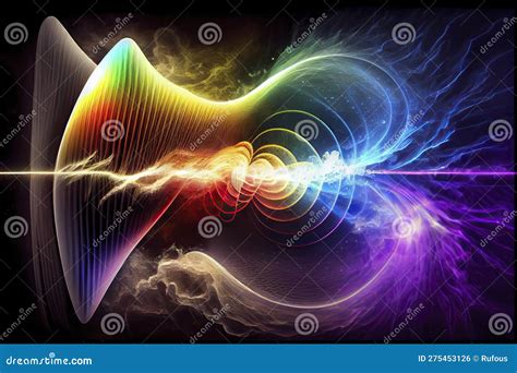 Remote Viewing Of Psychic Scalar Waves In The Electromagnetic Spectrum Stock Illustration