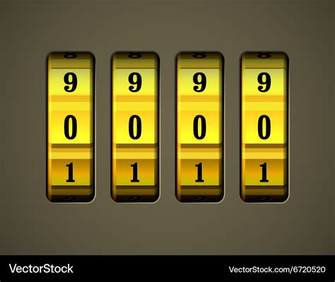 Code Lock Royalty Free Vector Image VectorStock