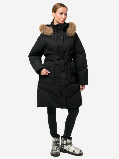 Куртка зимняя длинная женская Icon Id23186black S Черная 11111111119405 в интернет магазине