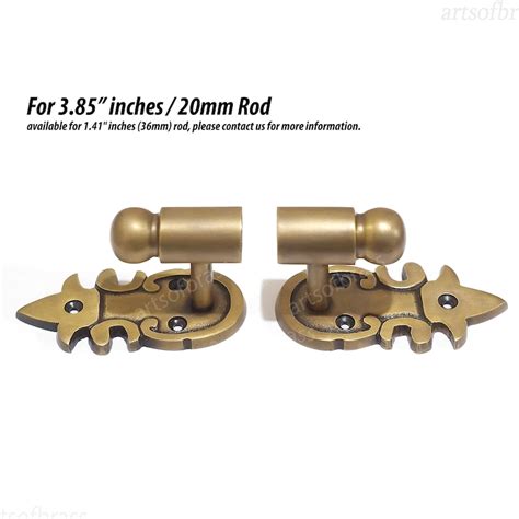 Brass Curtain Rod Etsy