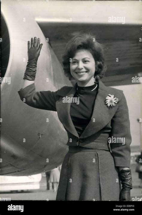 May 03 1960 Haya Harareet In Paris En Route To Cannes Israeli