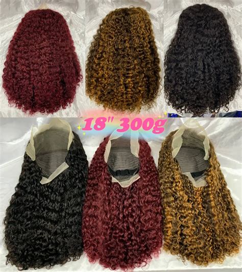 Wholesale 100 Human Hair Wig Water Curl 13x4 Lace Frontal Wig Buy