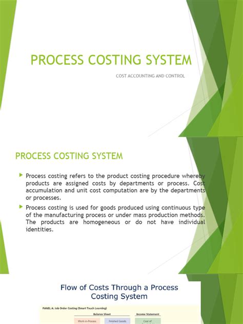 7 0 Process Costing System Pdf