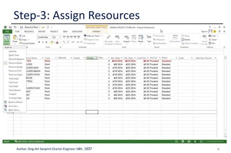 How To Create S Curve By MS Project PPSX