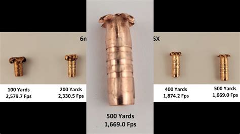 6mm Arc Barnes 80gr Ttsx Expansion Test Youtube