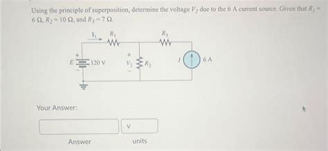 Solved Using The Principle Of Superposition Determine The Chegg