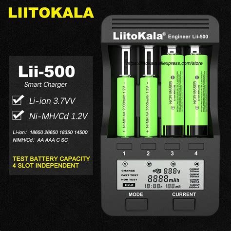 Liitokala Lii 500 Lii 402 Lii 202 Lii 100 Lii S1 Voor 26650 21700 18500 ...
