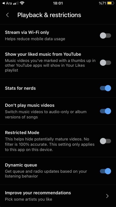 does anyone else have this “dynamic queue” setting what does it do exactly r youtubemusic