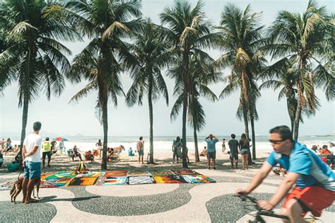 코파 카바 나 해변 리우데자네이루 브라질의 유명한 보도 거리에 대한 스톡 사진 및 기타 이미지 거리 리우데자네이루 모자이크 Istock