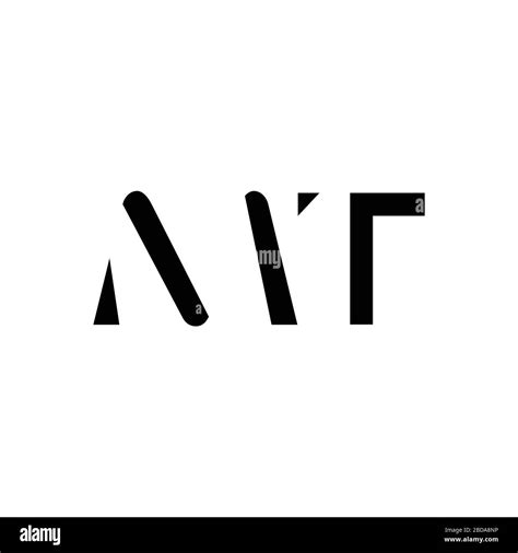Initial Mt Letter Logo Design Vector Template Abstract Letter Mt Logo Design Stock Vector Image