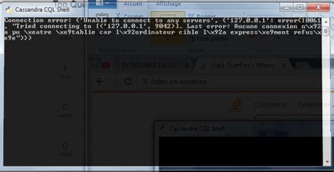 Python Cassandra Cql Shell Unable To Connect Stack Overflow