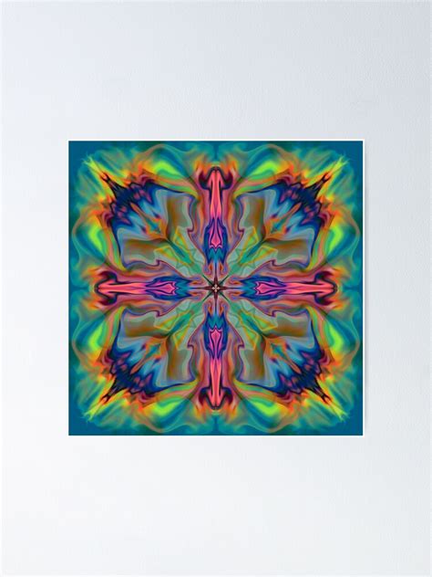 Tie Dye Cross Poster For Sale By Jenconart Redbubble