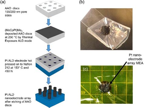 Figure 1 From Atomic Layer Deposition Of Pt Nanoelectrode Array For Polymer Electrolyte Fuel