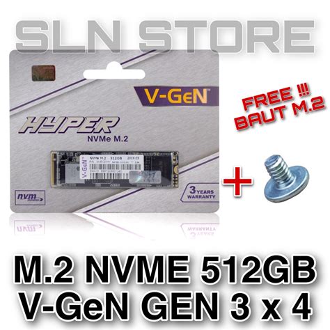 Jual Ssd Gb Nvme M M V Gen Hyper Gb Pcie Solid State Drive Vgen Shopee Indonesia