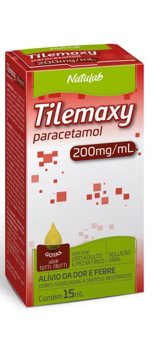 Tilemaxy 200mg Sabor Tutti Frutii 15ml Natulab Callfarma