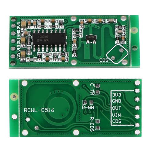 Rcwl 0516 Microwave Radar Sensor Abs Microwave Proximity Sensor Switch Module Intelligent Human