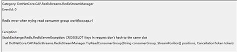 using in redis cluster，exceptin crossslot keys in request don t hash to