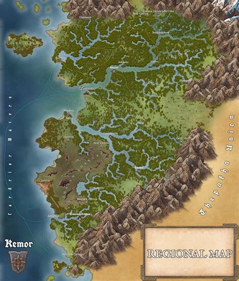 Make A Ttrpg World Map By Andrehildran Fiverr