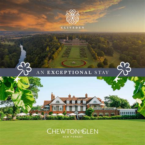 We Are Thrilled To Share That Both Cliveden House And Spa And Chewton Glen Hotel And Spa Have Been