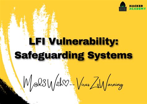 Local File Inclusion Lfi Vulnerability Safeguarding Systems Hacker Academy