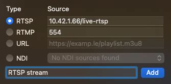 Seting Up A Stream Nuplayer Documentation