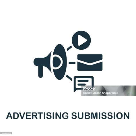 광고 제출 아이콘입니다 콘텐츠 마케팅 컬렉션의 간단한 요소 웹 디자인 템플릿 인포 그래픽 등을위한 창조적 인 광고 제출 아이콘 Centers For Medicare And
